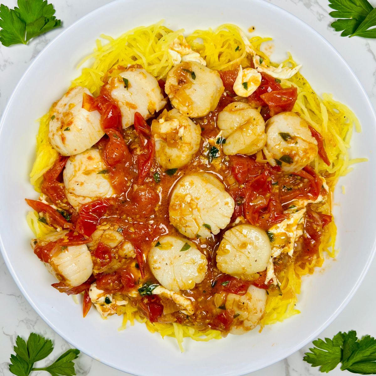 Seared Scallops w/ Cherry Tomato Sauce - Manifest2Heal
